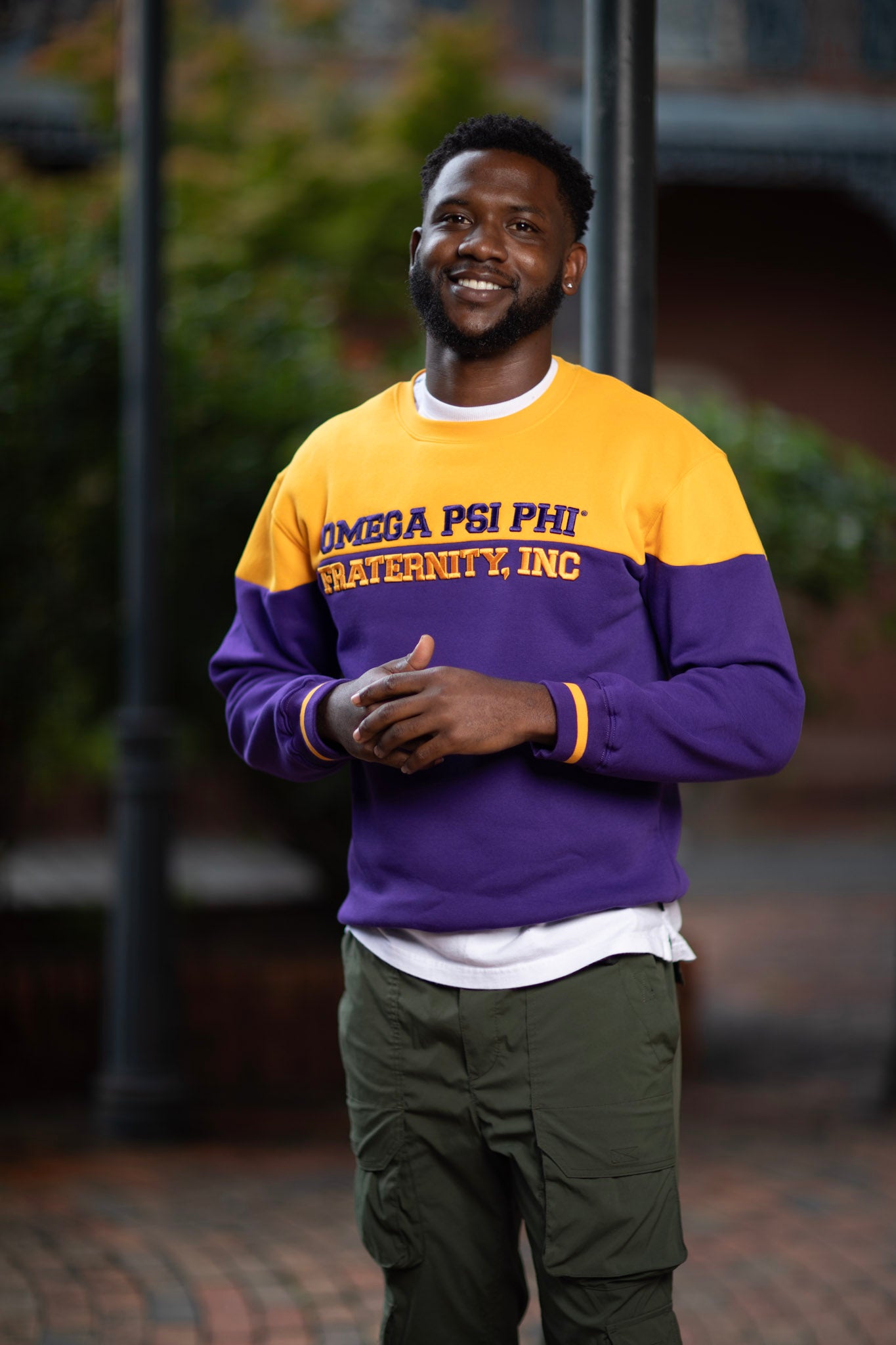 Omega Color Block Sweatshirt | Fashionably Greek