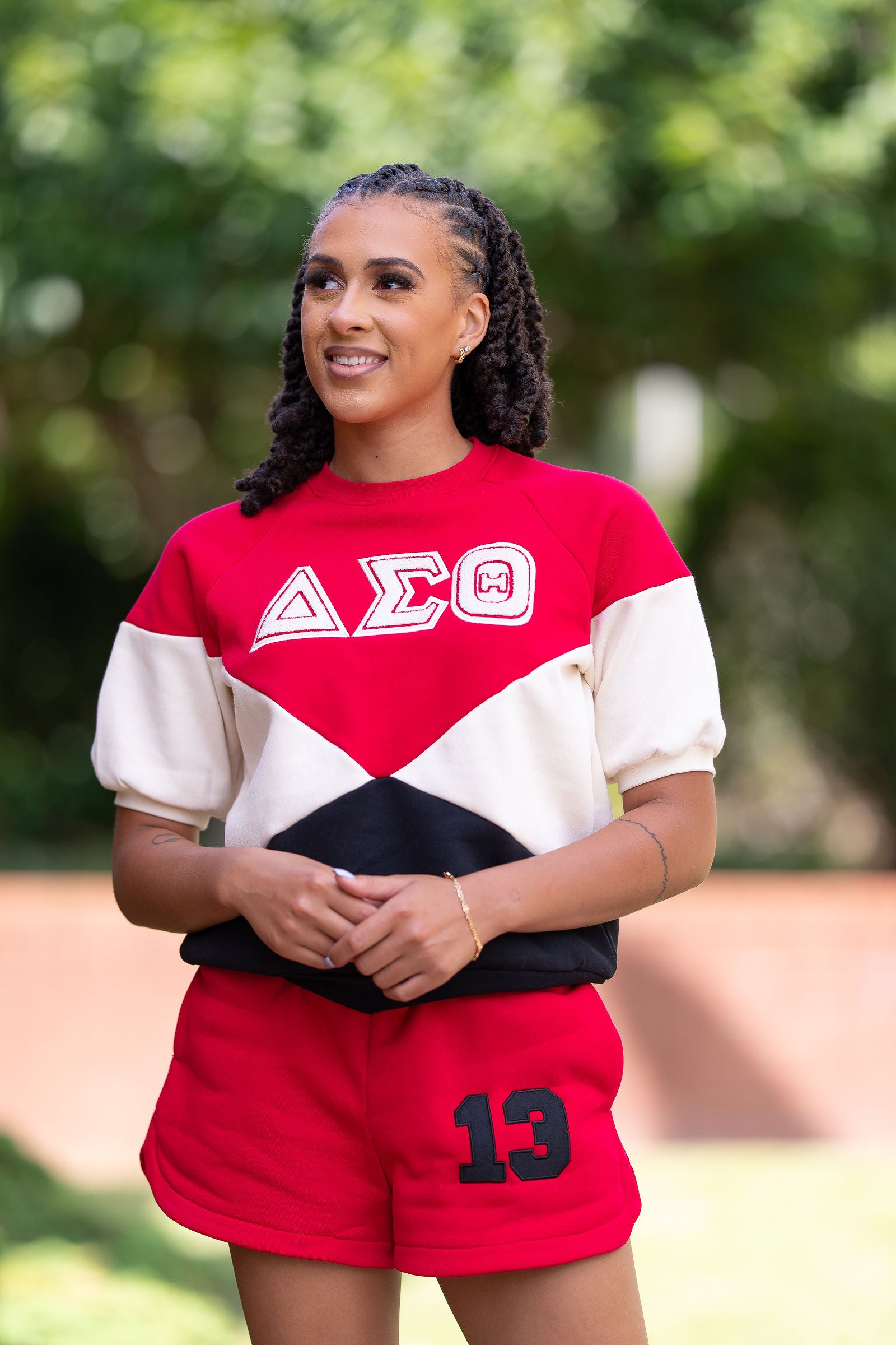 Delta Short Set| Fashionably Greek